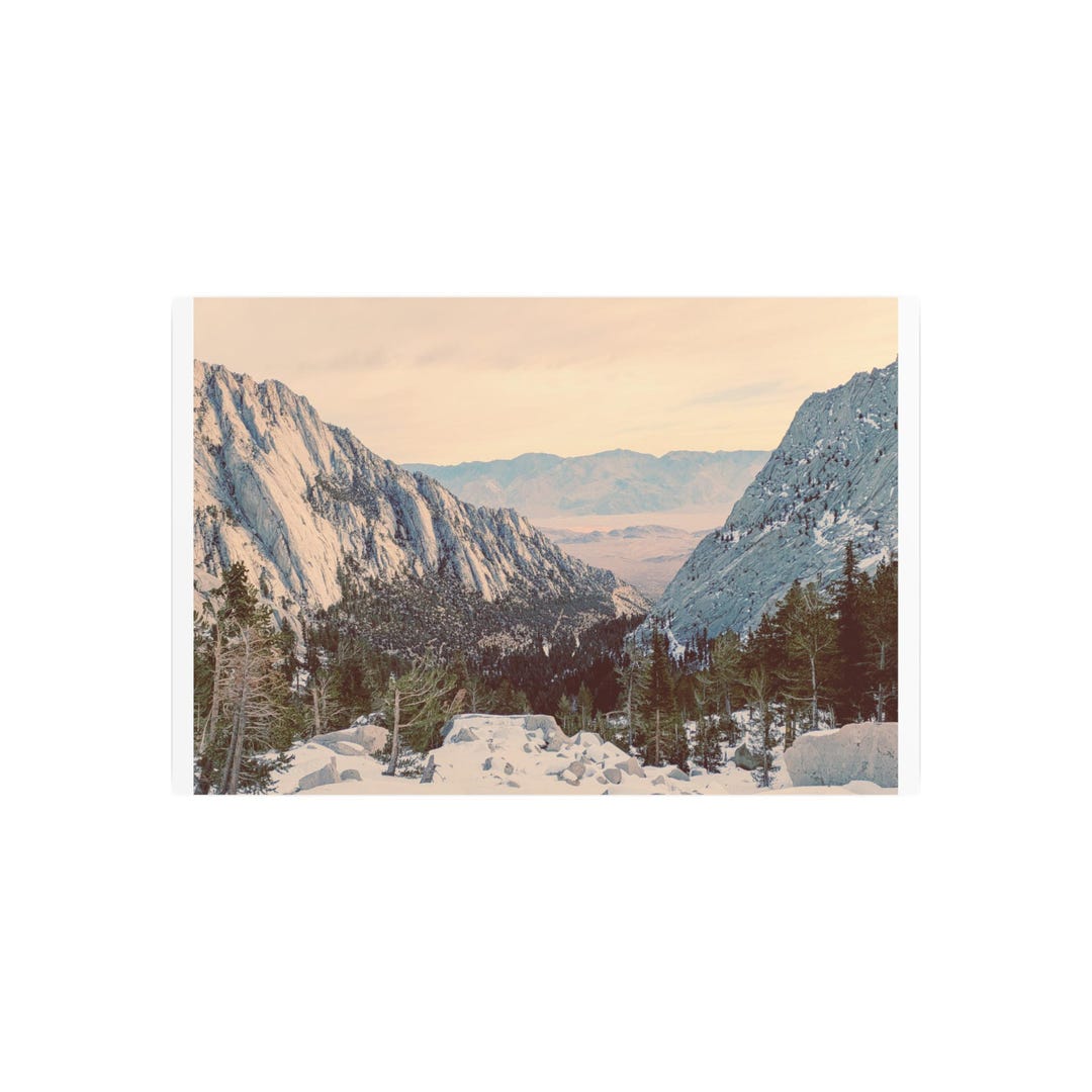 Metal Art Sign, Nostalgic Mountain Picture Home Decor, Rustic Wall ...