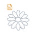 Daisy Flower Straw Topper STL File for You to Download and Print on ...