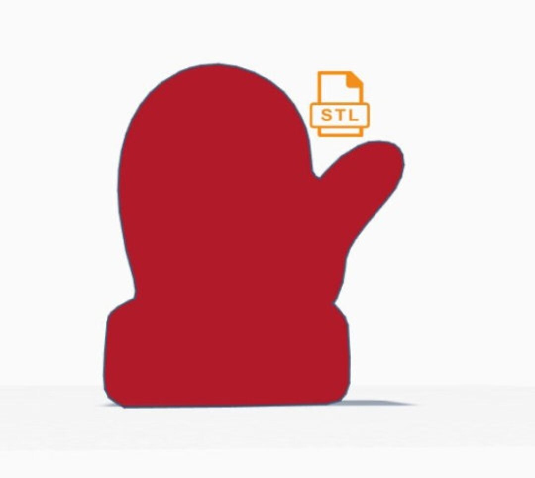 Winter Mitten Straw Topper STL File for You to Download and Print on ...
