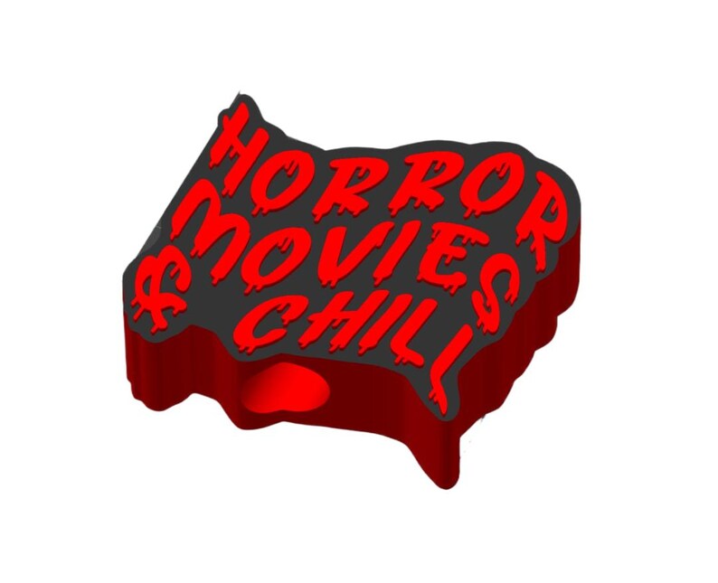 Horror Movies and CHILL Straw Topper in Two Sizes STL File for You to ...