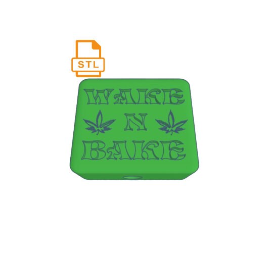 420 Theme Set of 3 Straw Topper STL File for You to Download and Print ...