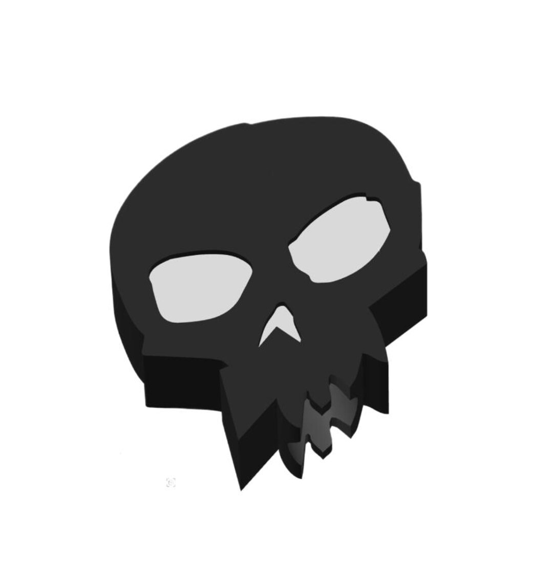 Pointy Skull Straw Topper STL File: 3D Print Digital Download - Etsy