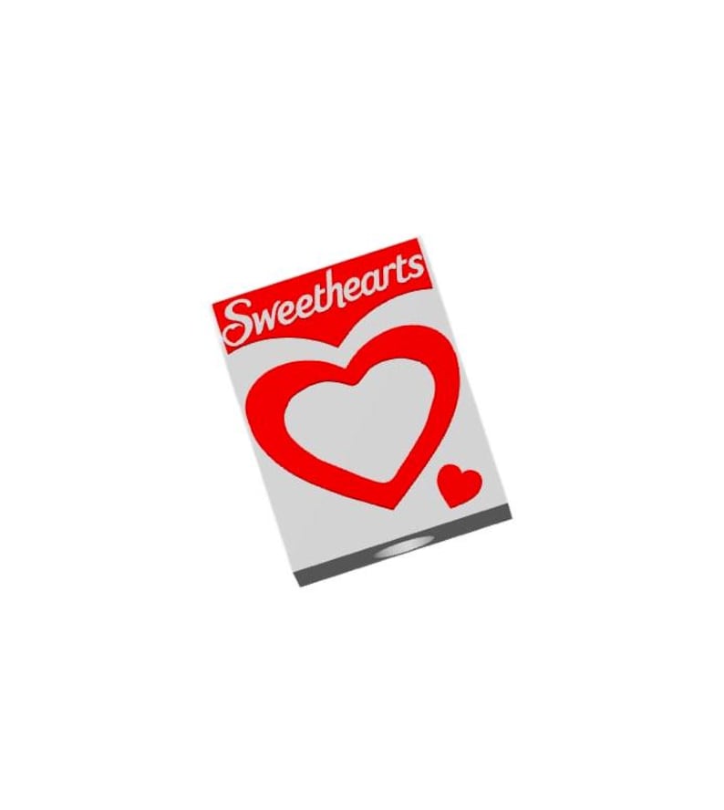 Sweetheart Candy Box Topper STL File Download 2 Sizes and 3MF Files ...