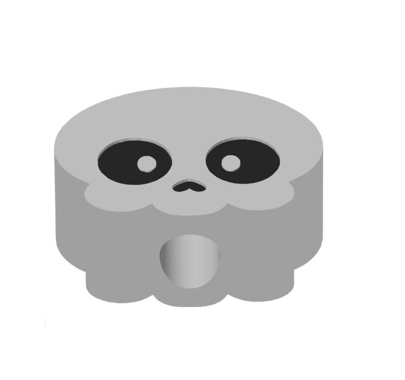 Kawaii Chibi Skull Straw Topper STL File: 3D Printer Download - Etsy