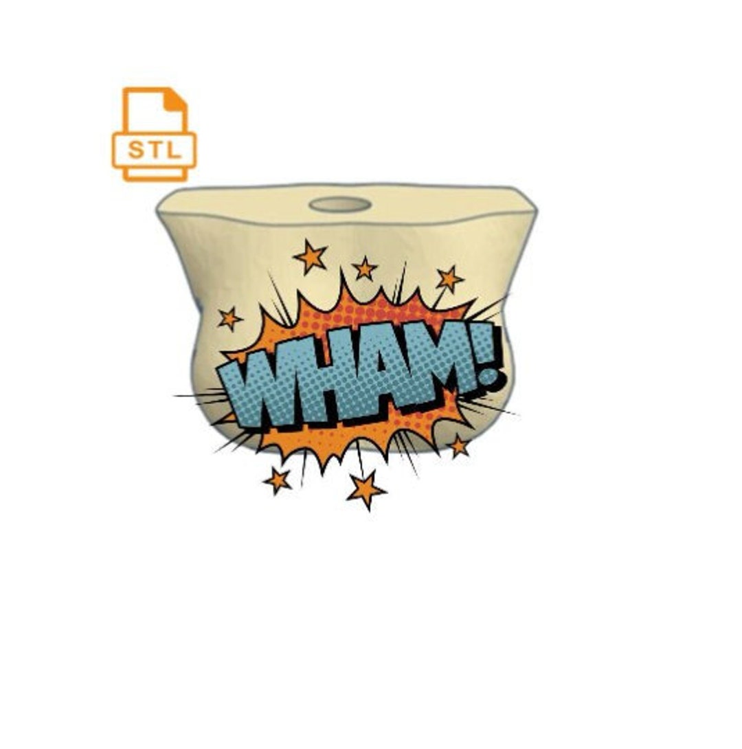 Female Boo Bees Straw Topper STL File for You to Download and Print on ...