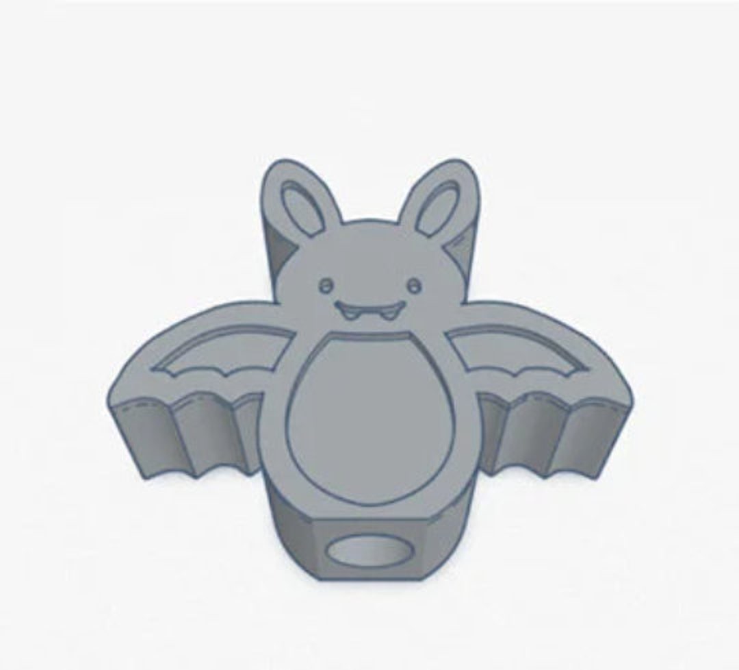 Batty Bat Straw Topper STL File for You to Download and Print on Your ...
