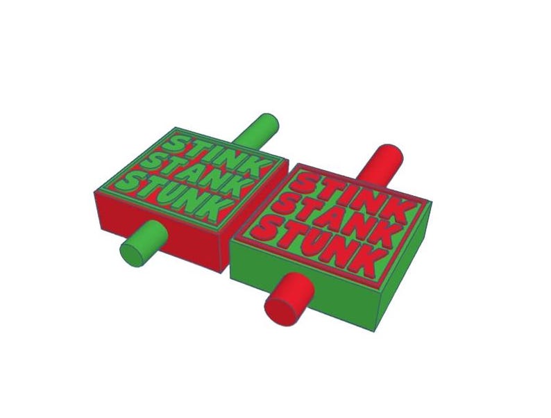Stink Stank Stunk Topper STL File in 2 Sizes for You to Download and ...