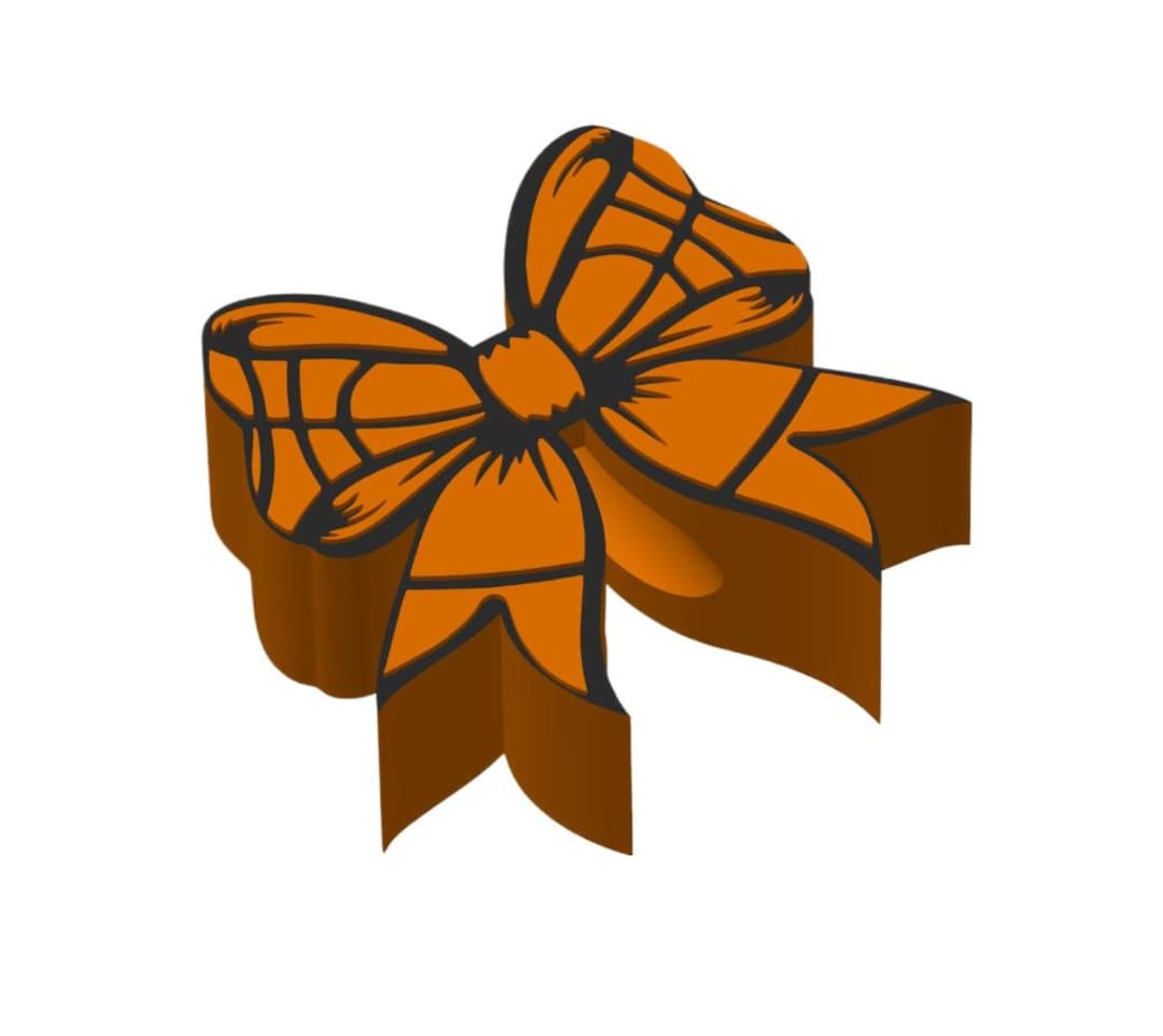 Basketball Bow Straw Topper: 3D Print STL File - Etsy