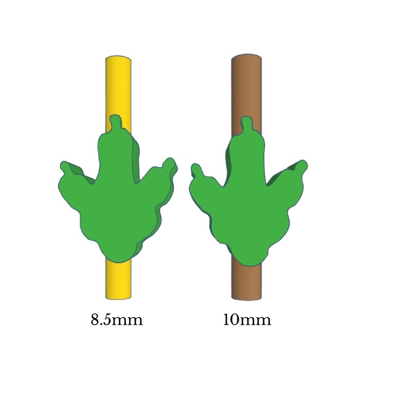 Dinosaur Foot Straw Topper STL File: 3D Print Design (digital Download ...