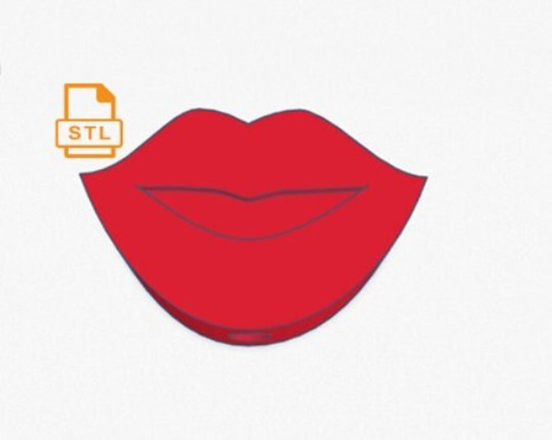 Lips Straw Topper STL File for You to Download and Print on Your Own 3d ...