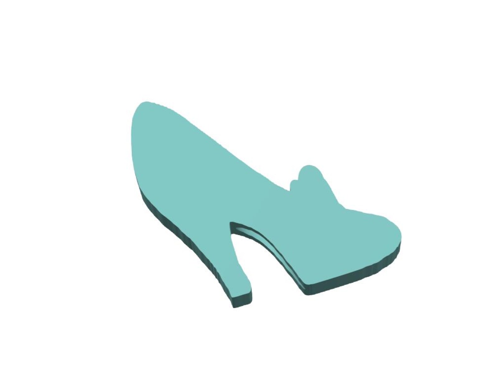 Princess Glass Slipper Straw Topper STL File: 3D Print Design (digital ...