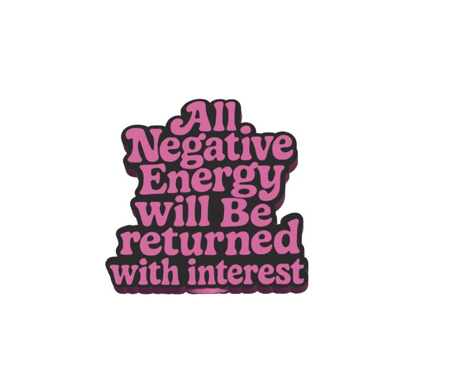 Negative Energy Straw Topper STL File: 3D Print Protection Vibes ...
