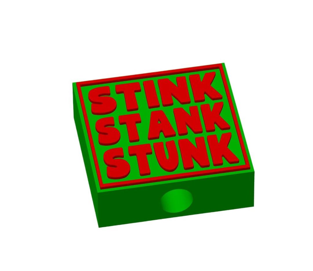 Stink Stank Stunk Straw Topper STL File: 3D Printable Holiday Fun ...
