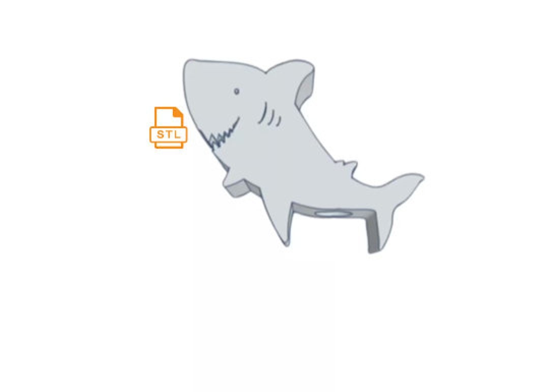 Shark! Straw Topper STL File for You to Download and Print on Your Own ...