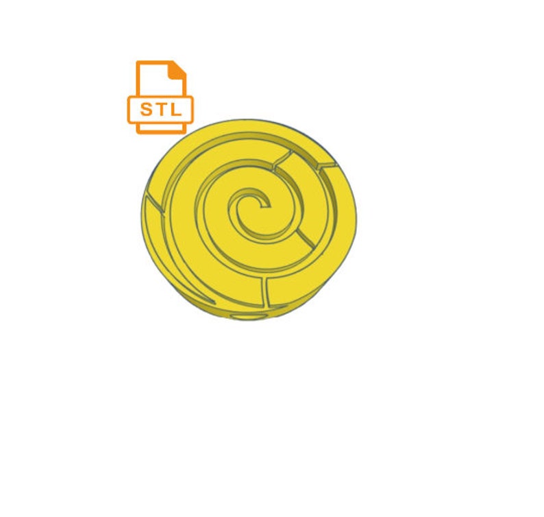 Swirl Concha Bread Straw Topper STL File for You to Download and Print ...