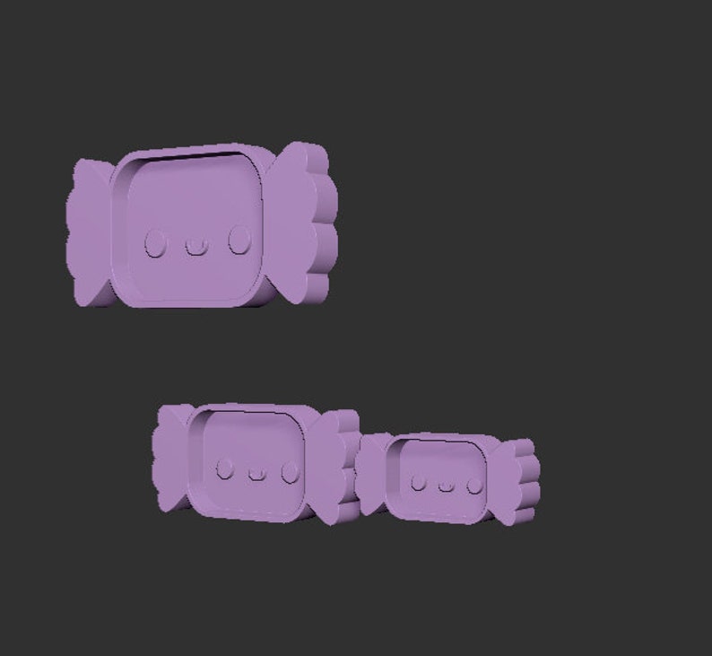 Wrapped Candy in 3 Sizes STL File for You to Download and Print on Your ...