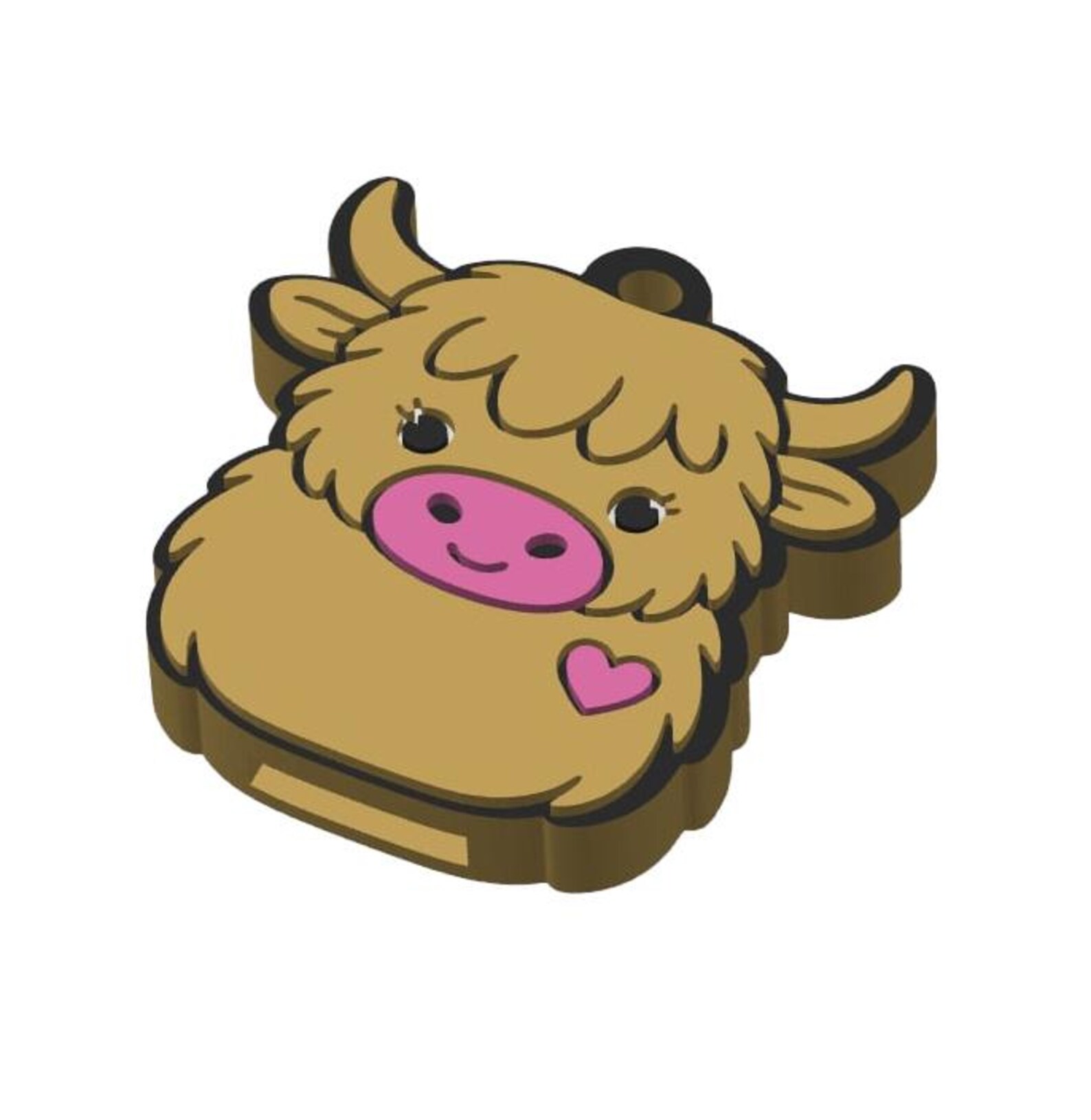 Soda Pop Top Lifter Keychain STL | Cute Cow Can Tab Opener | No Nail ...