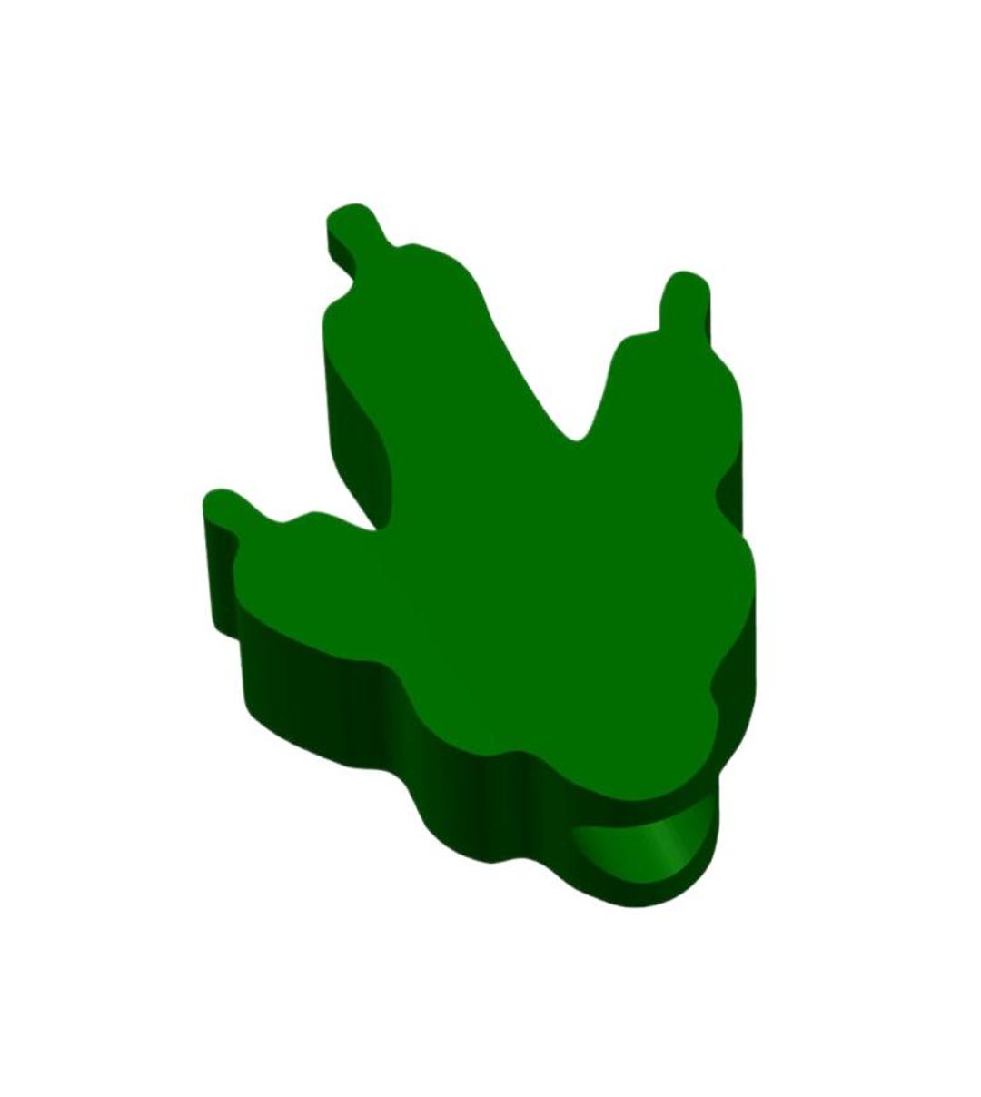 Dinosaur Foot Straw Topper STL File: 3D Print Design (digital Download ...