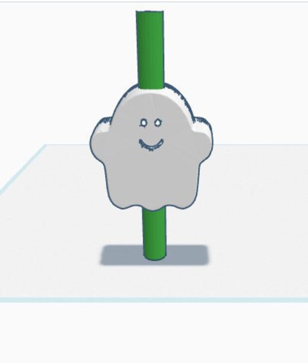 Kawaii Little Ghost Straw Topper STL File for You to Download and Print ...