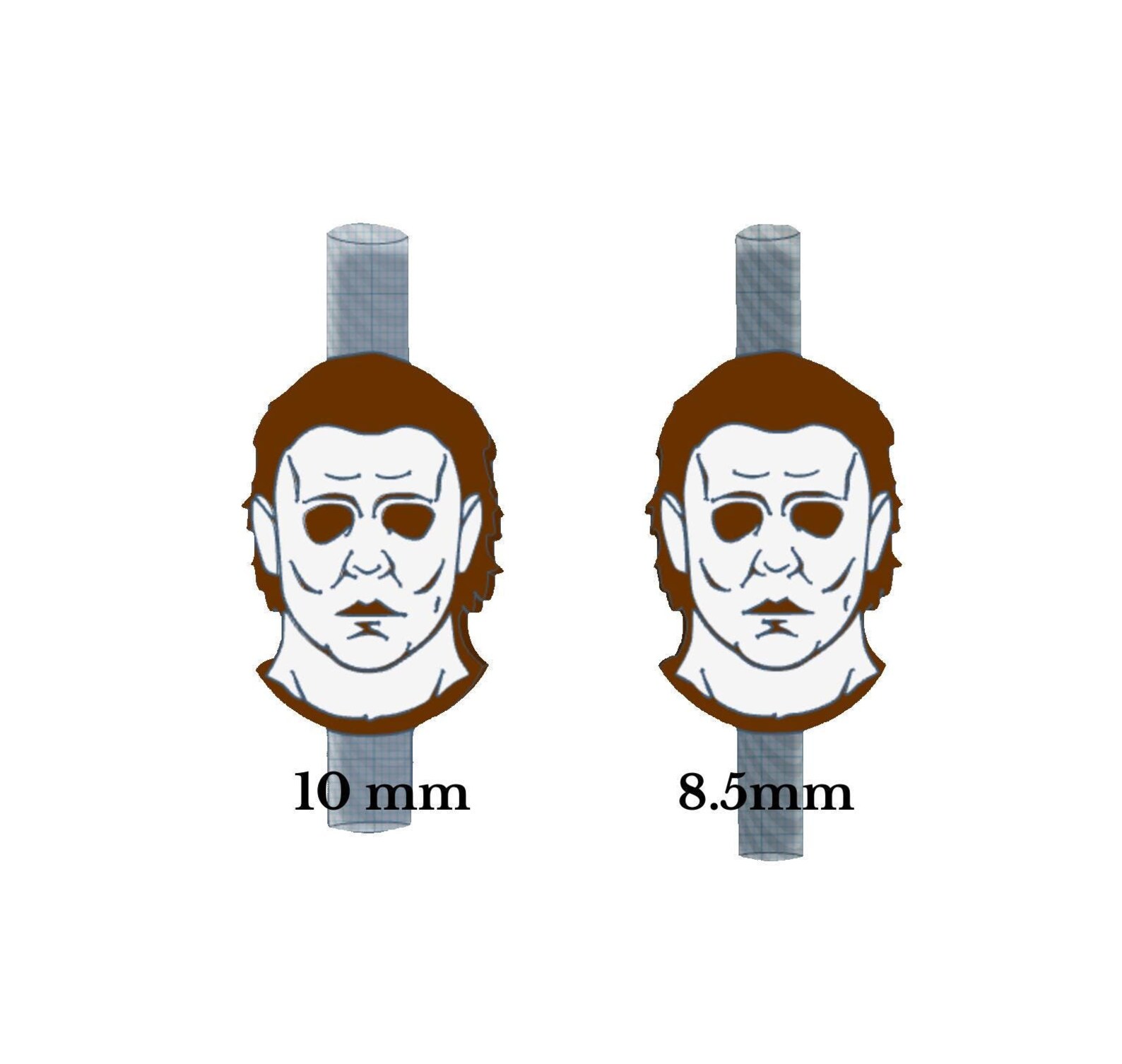 Horror Movie Slasher Straw Topper STL File for You to Download and ...