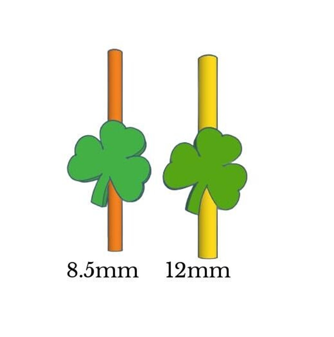 Plain Shamrock Straw Topper STL File for You to Download and Print on ...