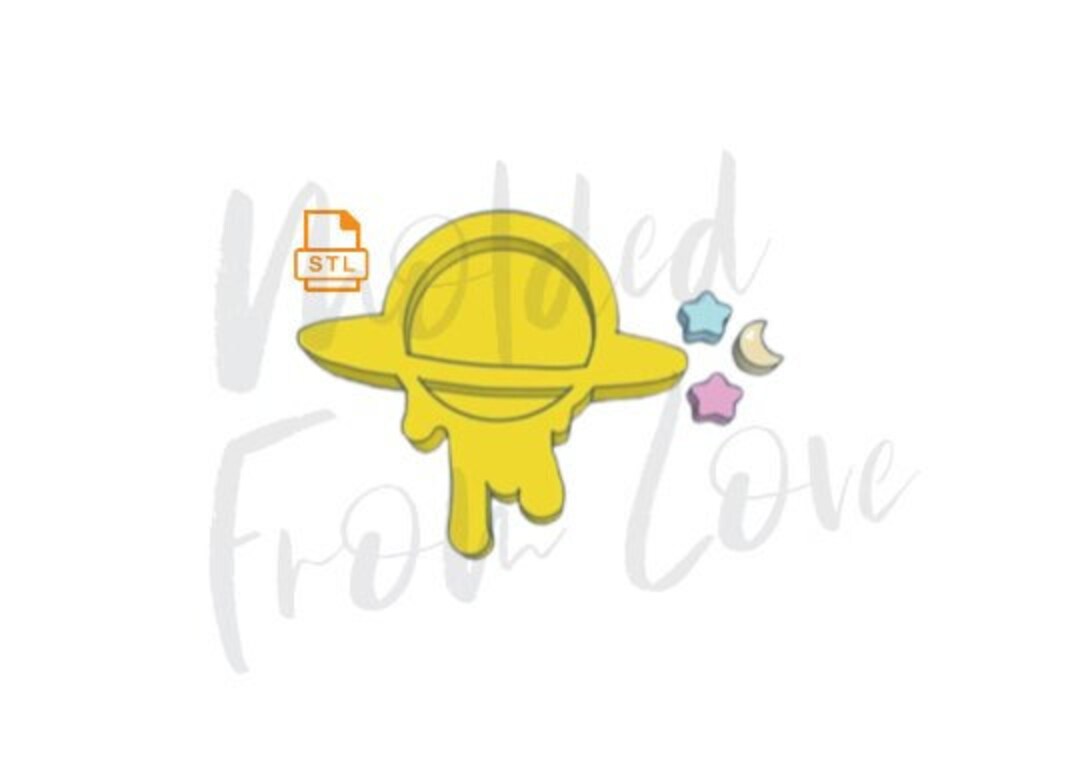 Drippy Saturn Shaker With Bits Shaker STL File for You to Download and ...