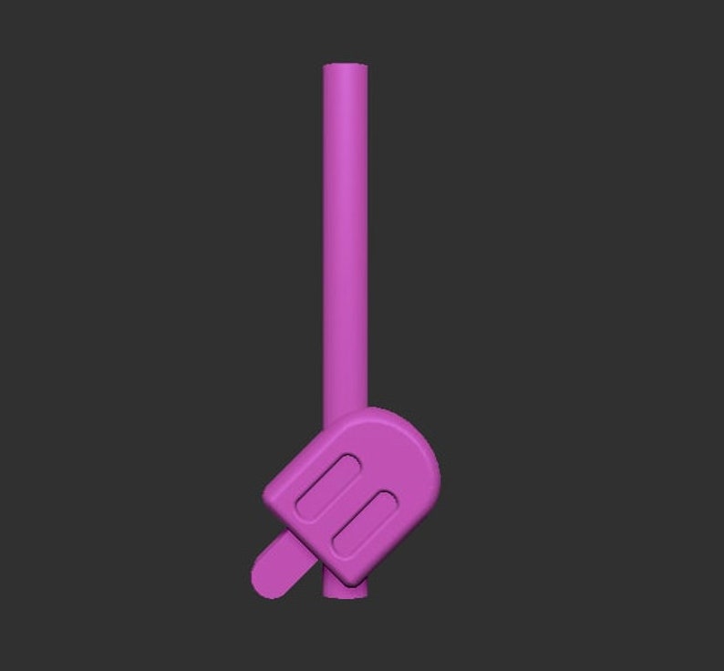 Popsicle Straw Topper STL File for You to Download and Print on Your ...
