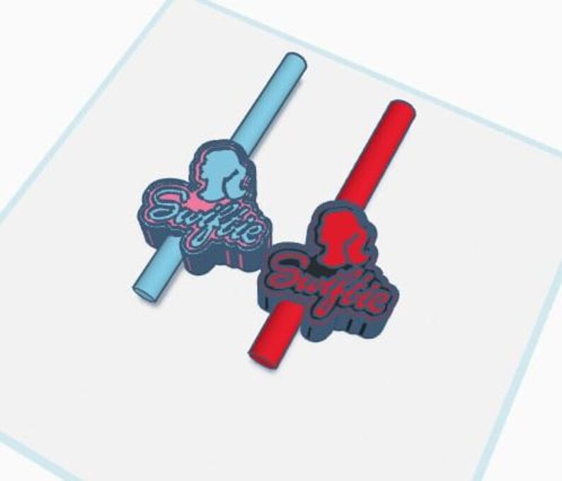 Swiftie Head Straw Topper STL File for You to Download and Print on ...