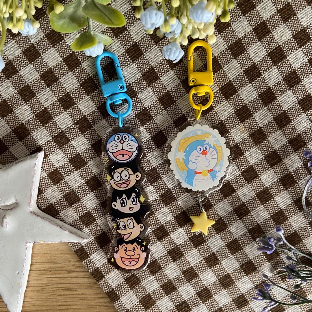 Doraemon Keychains ~ - Etsy