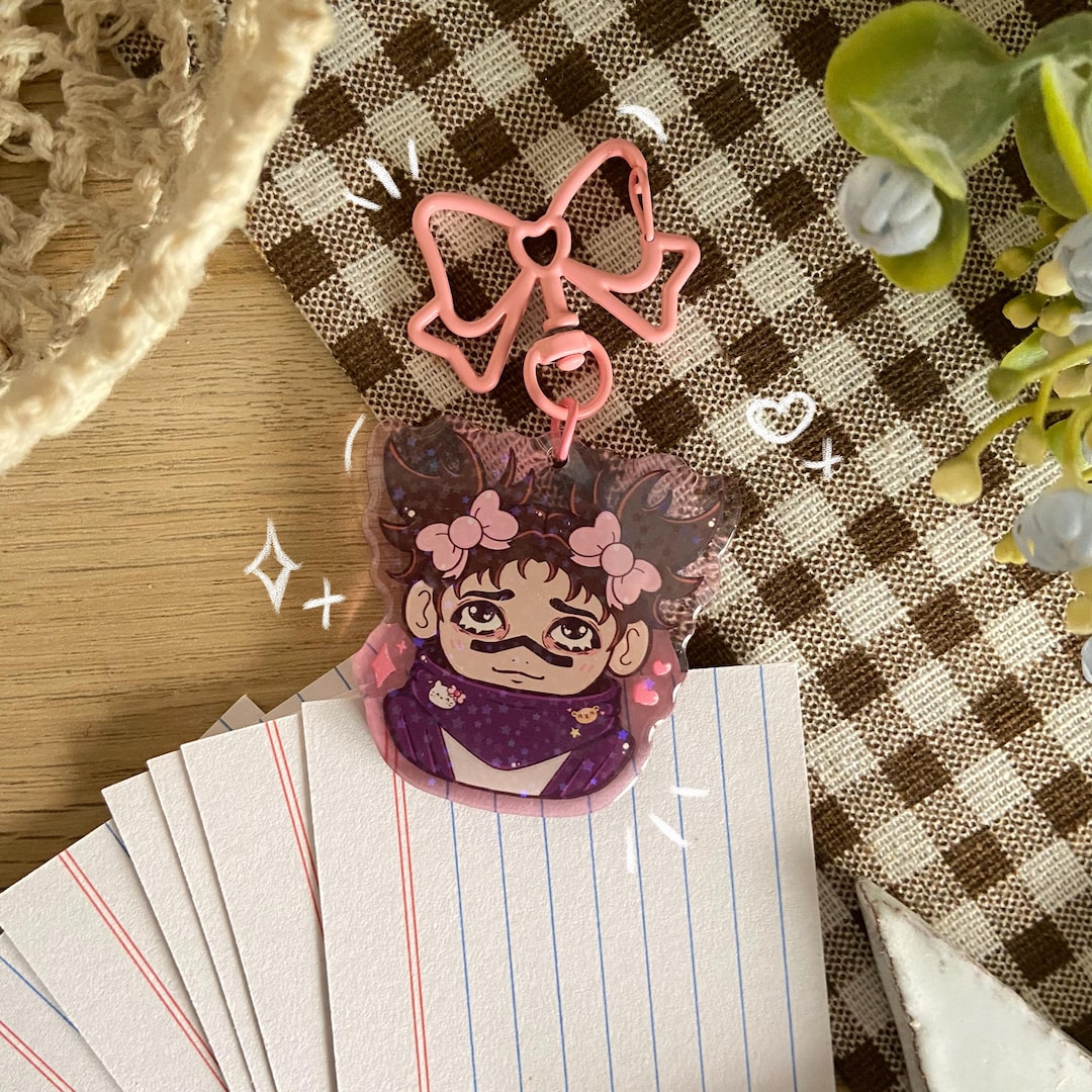 Anime Coquette Guy Keychain - Etsy