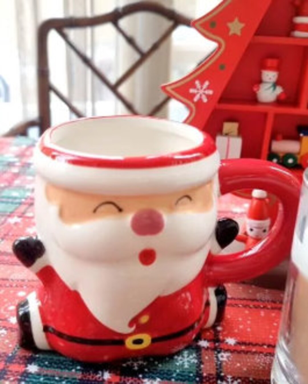 Ceramic Drinking Cup With Cute 3D Santa Claus Cartoon Pattern - Etsy