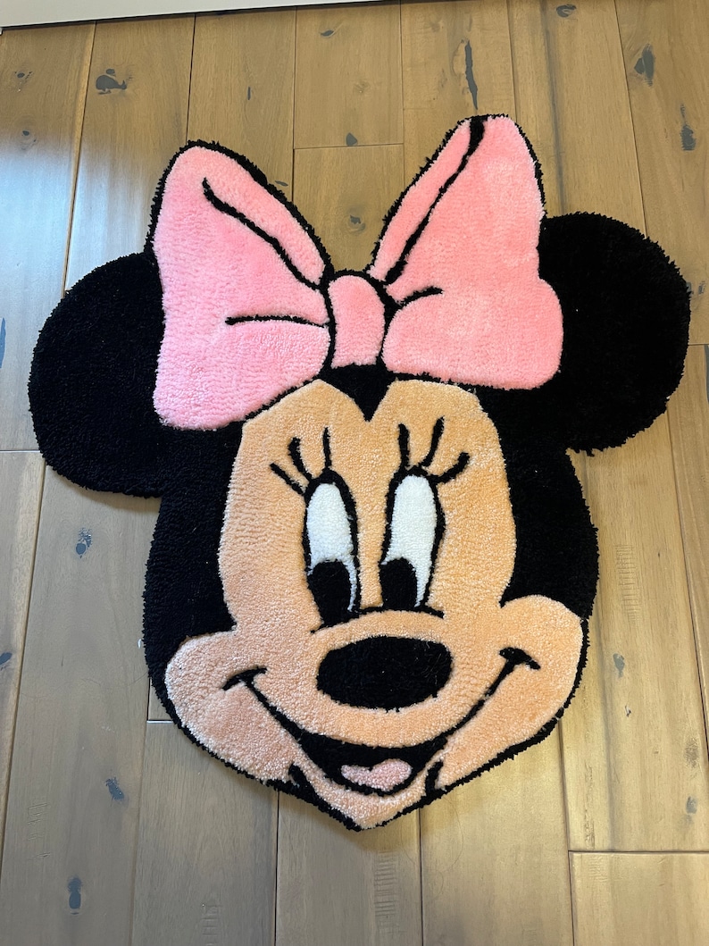 Minnie Mouse Rug - Etsy