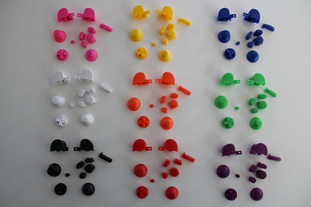 Colored Nintendo Gamecube Controller Buttons - Full Set - Etsy