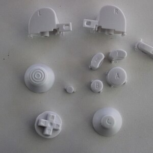 Colored Nintendo Gamecube Controller Buttons - Full Set - Etsy