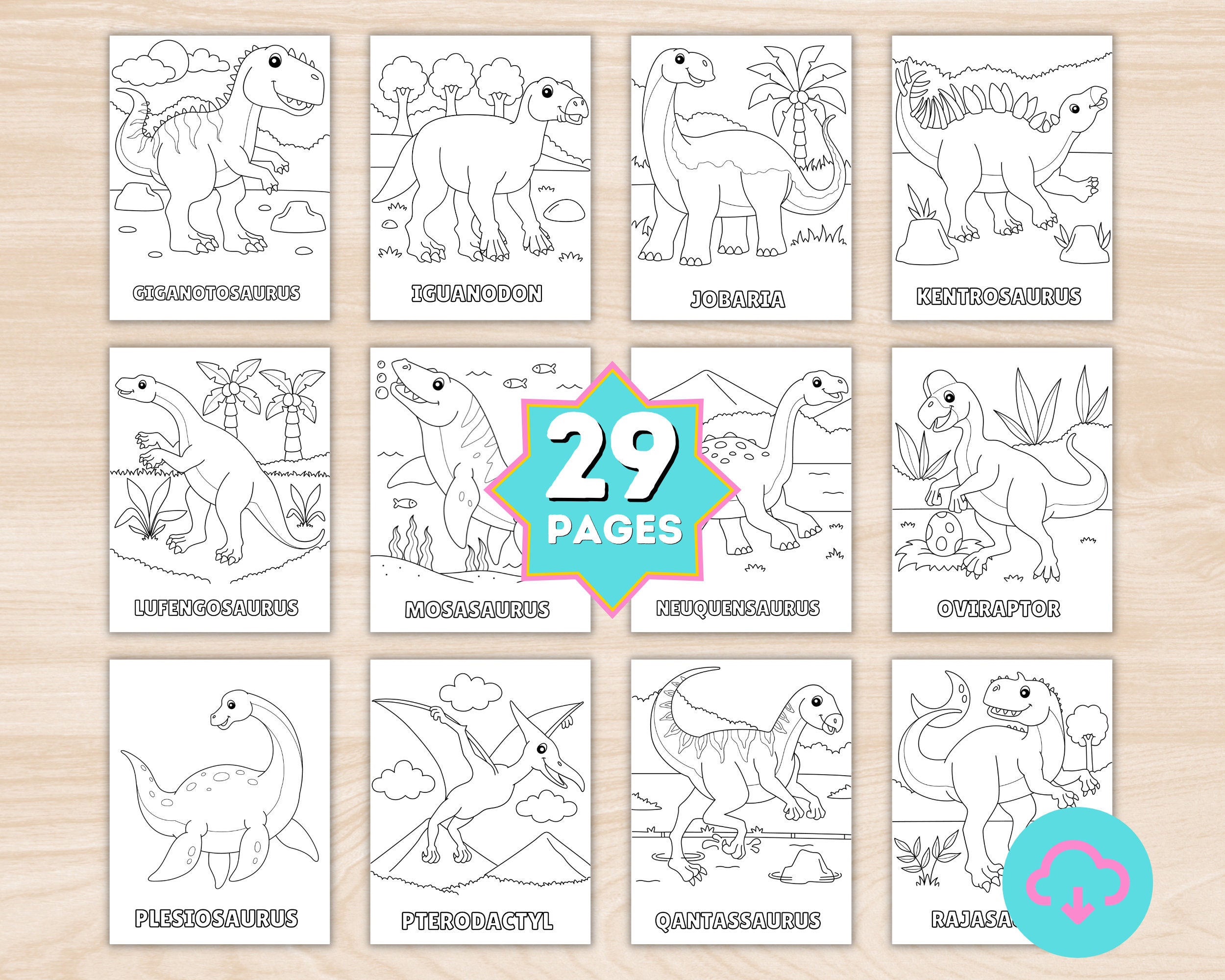 Dinosaurs Coloring Pages Printable, Dinosaurs Coloring Pages, Kids Game ...