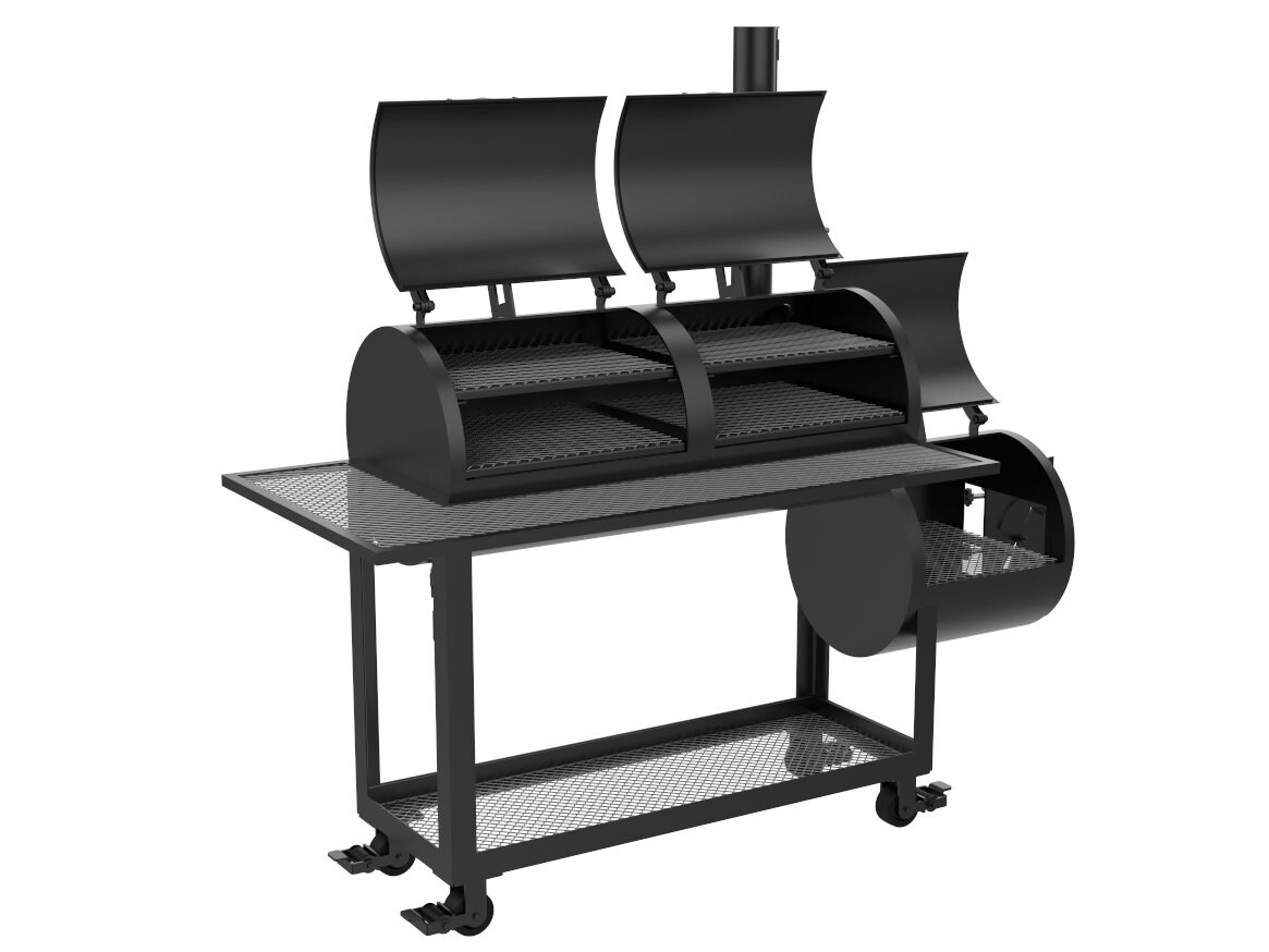 DIY BBQ Smoker Plan, Smoker Blueprint, Outdoor Cooking Project ...