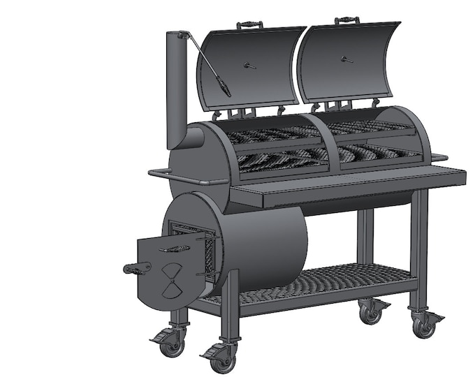 Offset Smoker Plans Plus DXF Files and Build Video - Etsy Canada