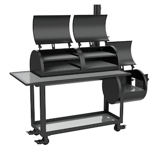 DIY BBQ Smoker Plan, Smoker Blueprint, Outdoor Cooking Project ...