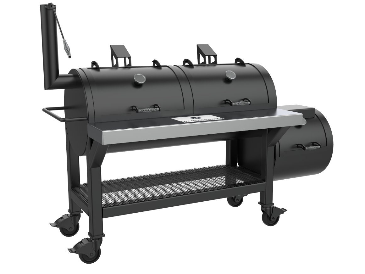 DIY BBQ Smoker Plan, Smoker Blueprint, Outdoor Cooking Project ...