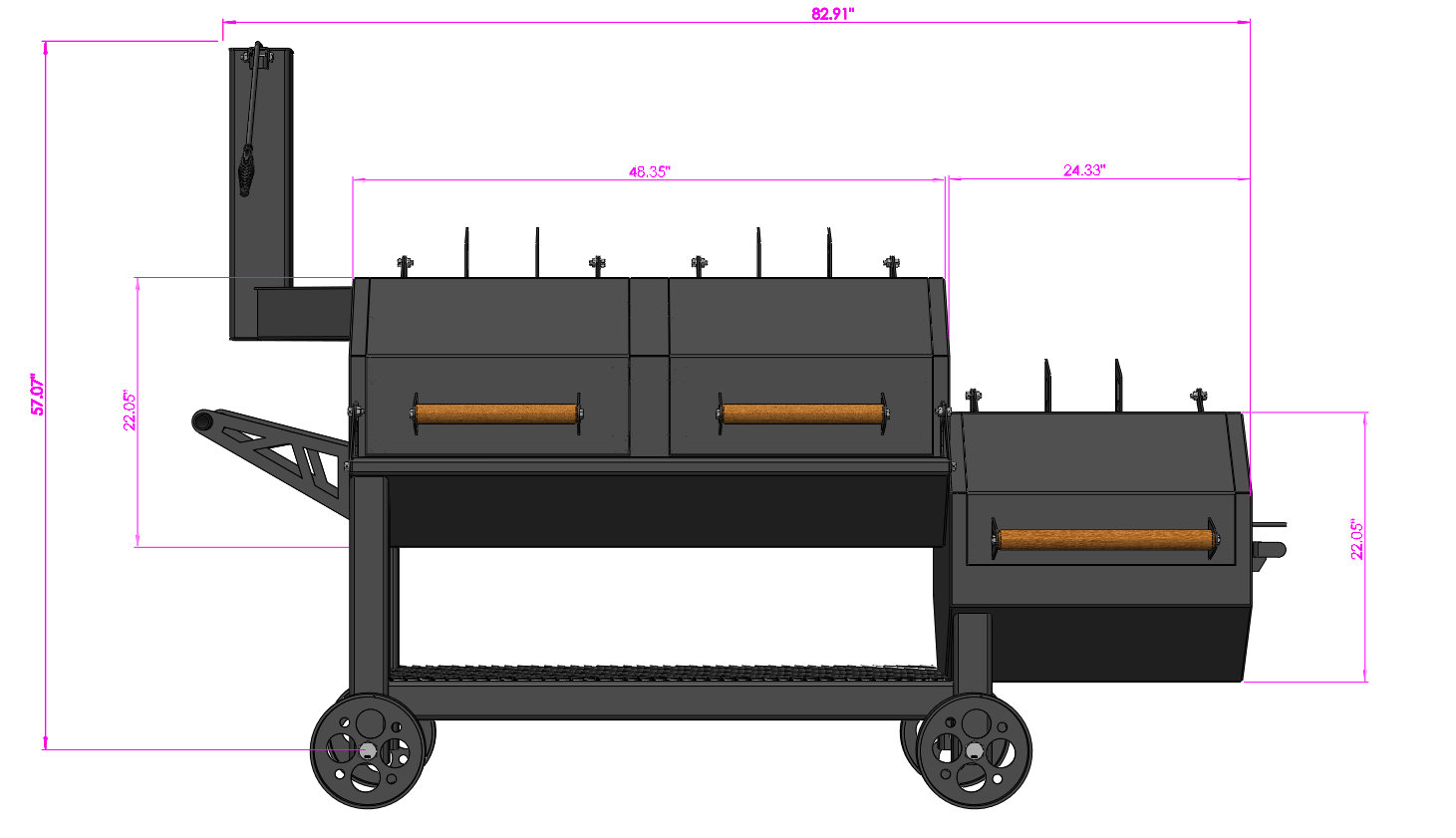 DIY BBQ Smoker Plan, Smoker Blueprint, Outdoor Cooking Project, Barbecue Trailer Guide, Grill ...