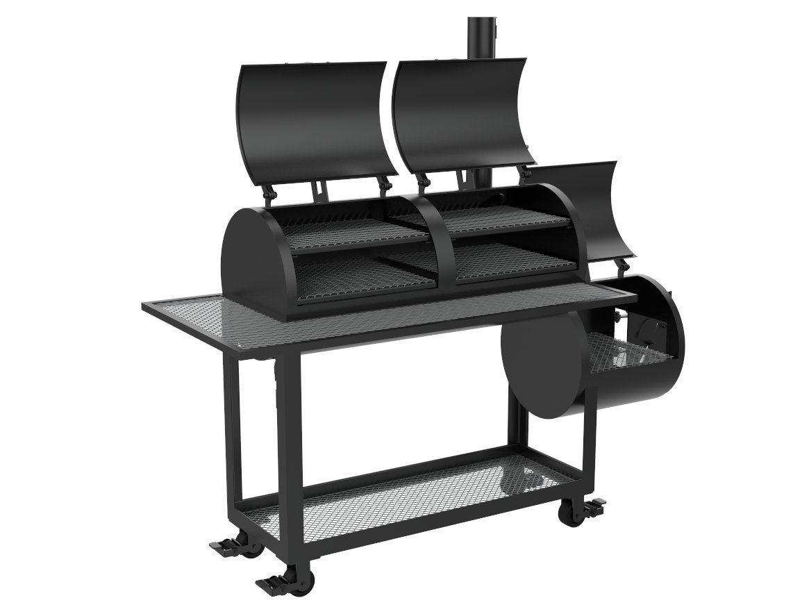 DIY BBQ Smoker Plan, Smoker Blueprint, Outdoor Cooking Project ...