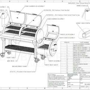DIY Offset BBQ Smoker Plans: Steel Plate Fabrication (digital Download ...