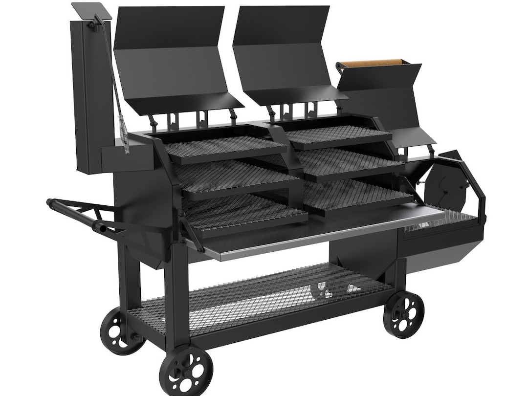 DIY BBQ Smoker Plan, Smoker Blueprint, Outdoor Cooking Project ...