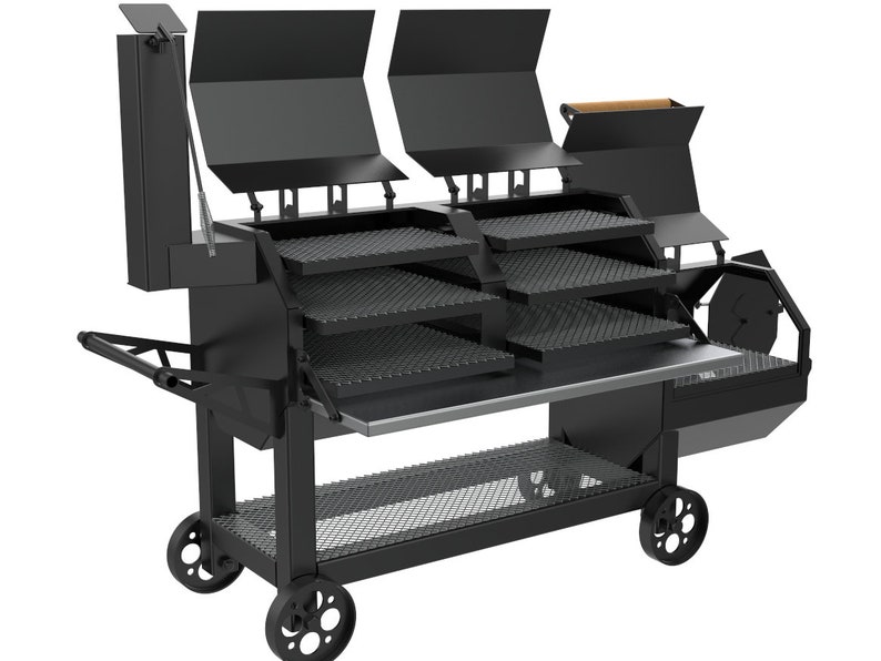 DIY BBQ Smoker Plan, Smoker Blueprint, Outdoor Cooking Project ...