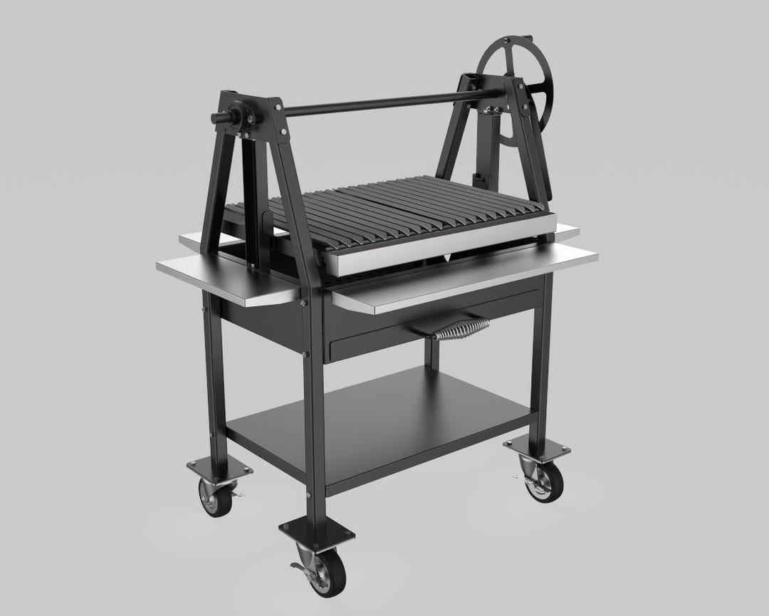 DIY Portable BBQ Grill Plans: Santa Maria Style Smoker (digital ...
