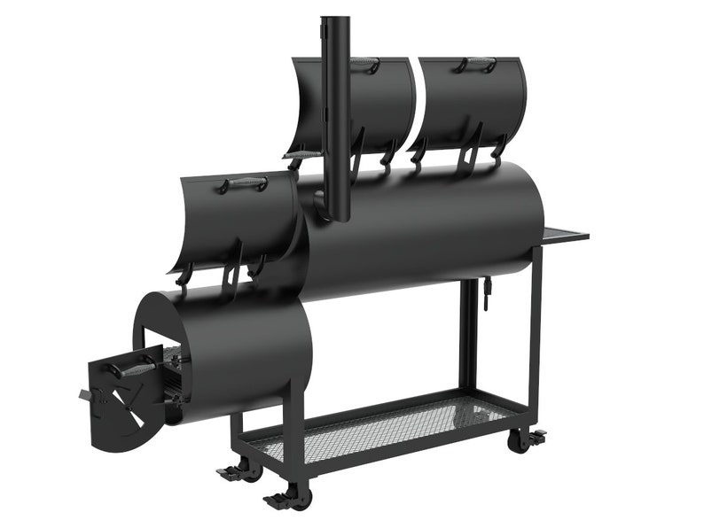 DIY BBQ Smoker Plan, Smoker Blueprint, Outdoor Cooking Project ...