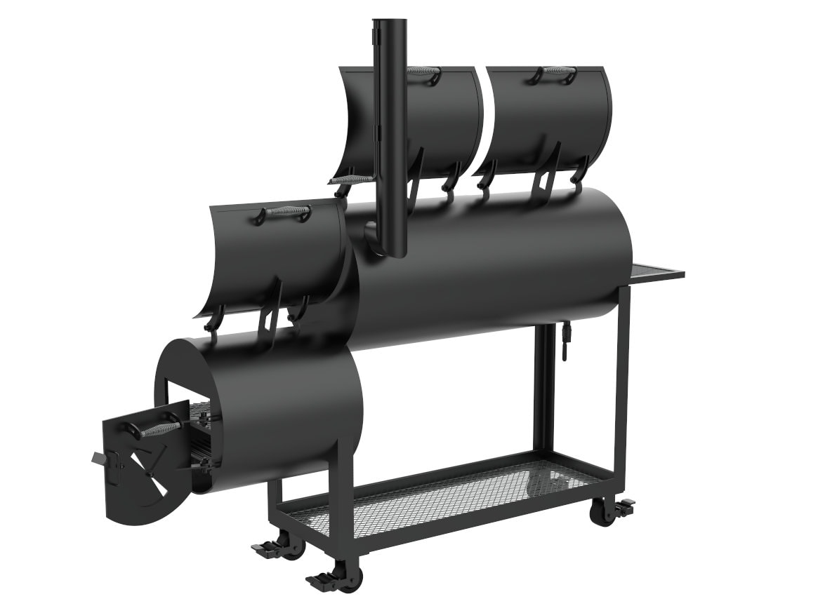 DIY BBQ Smoker Plan, Smoker Blueprint, Outdoor Cooking Project ...