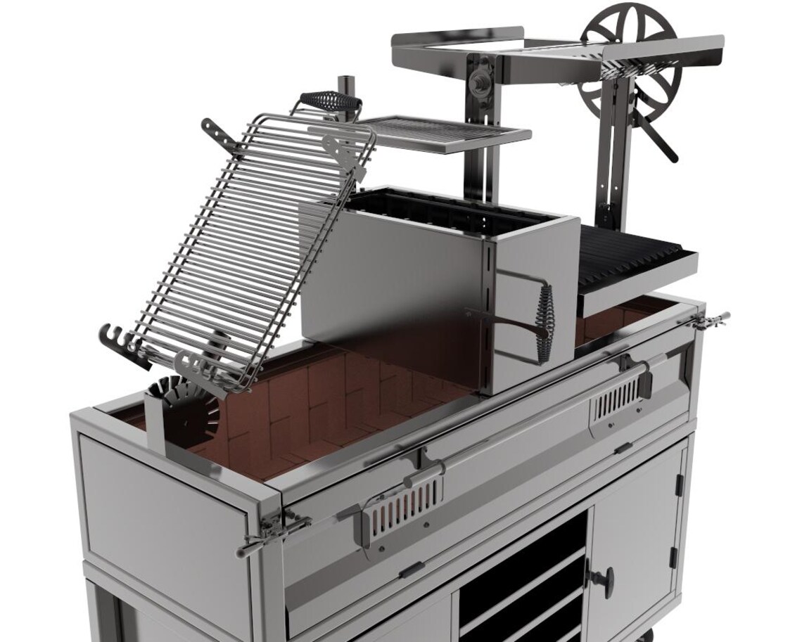 DIY Santa Maria Grill Plan With Asador - Etsy
