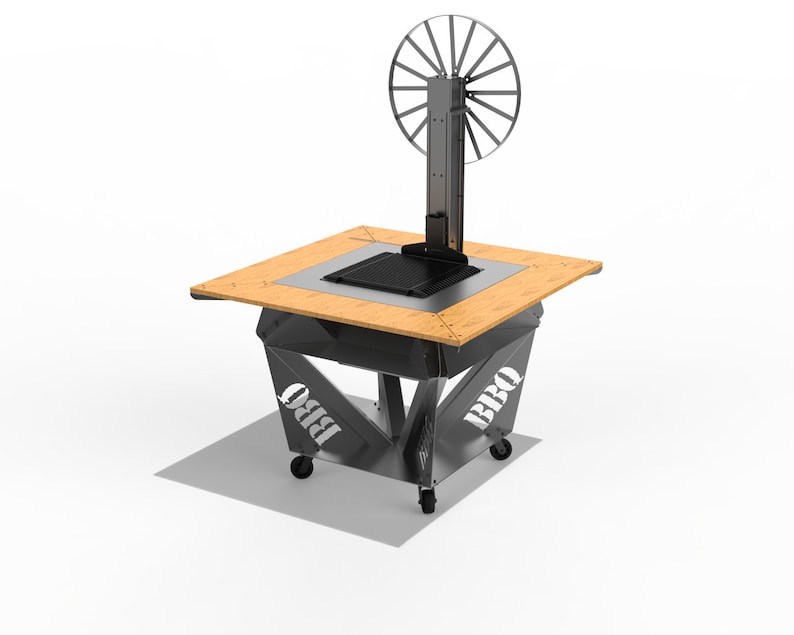 DIY Fire Table BBQ Grill for Outdoor Cooking - Etsy