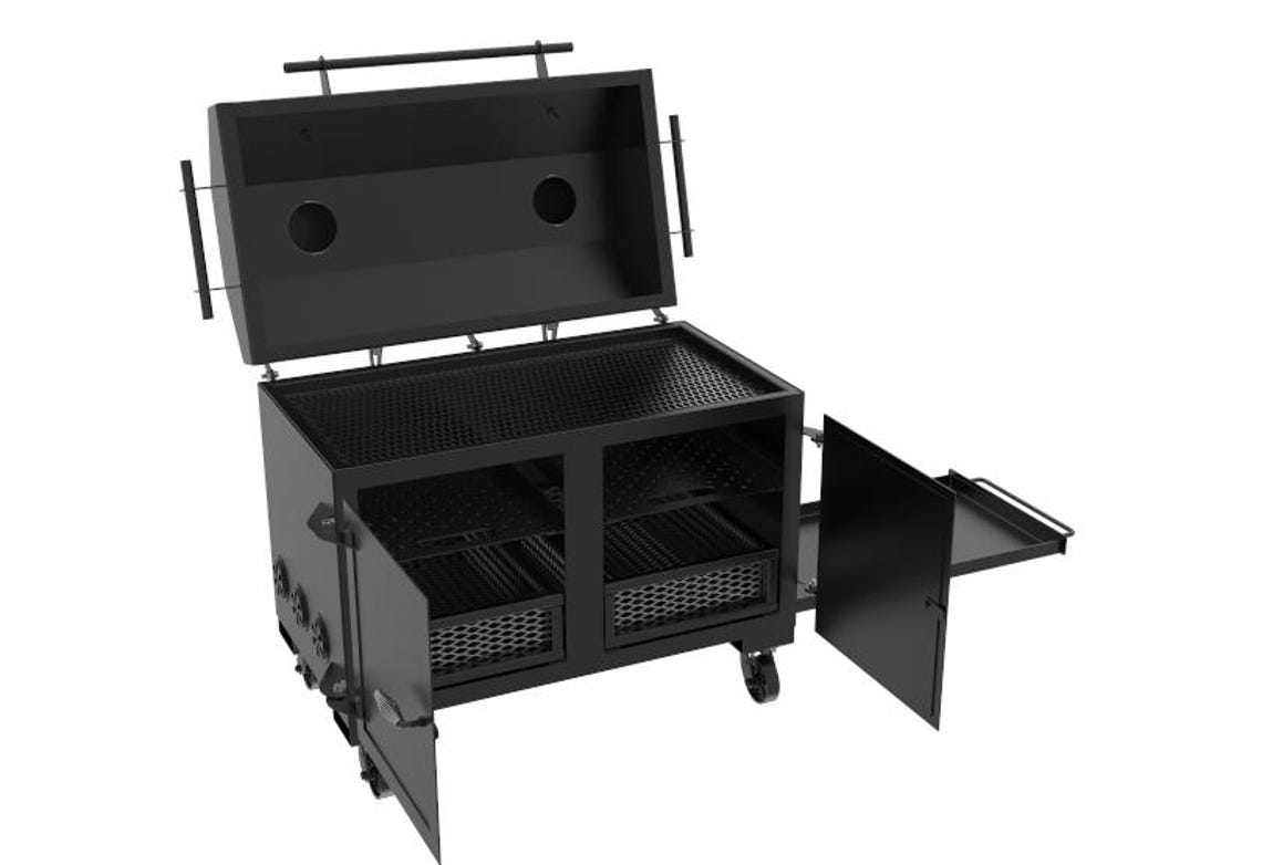 DIY Coffin BBQ Grill Plans: Steel Smoker Blueprint (digital Download ...